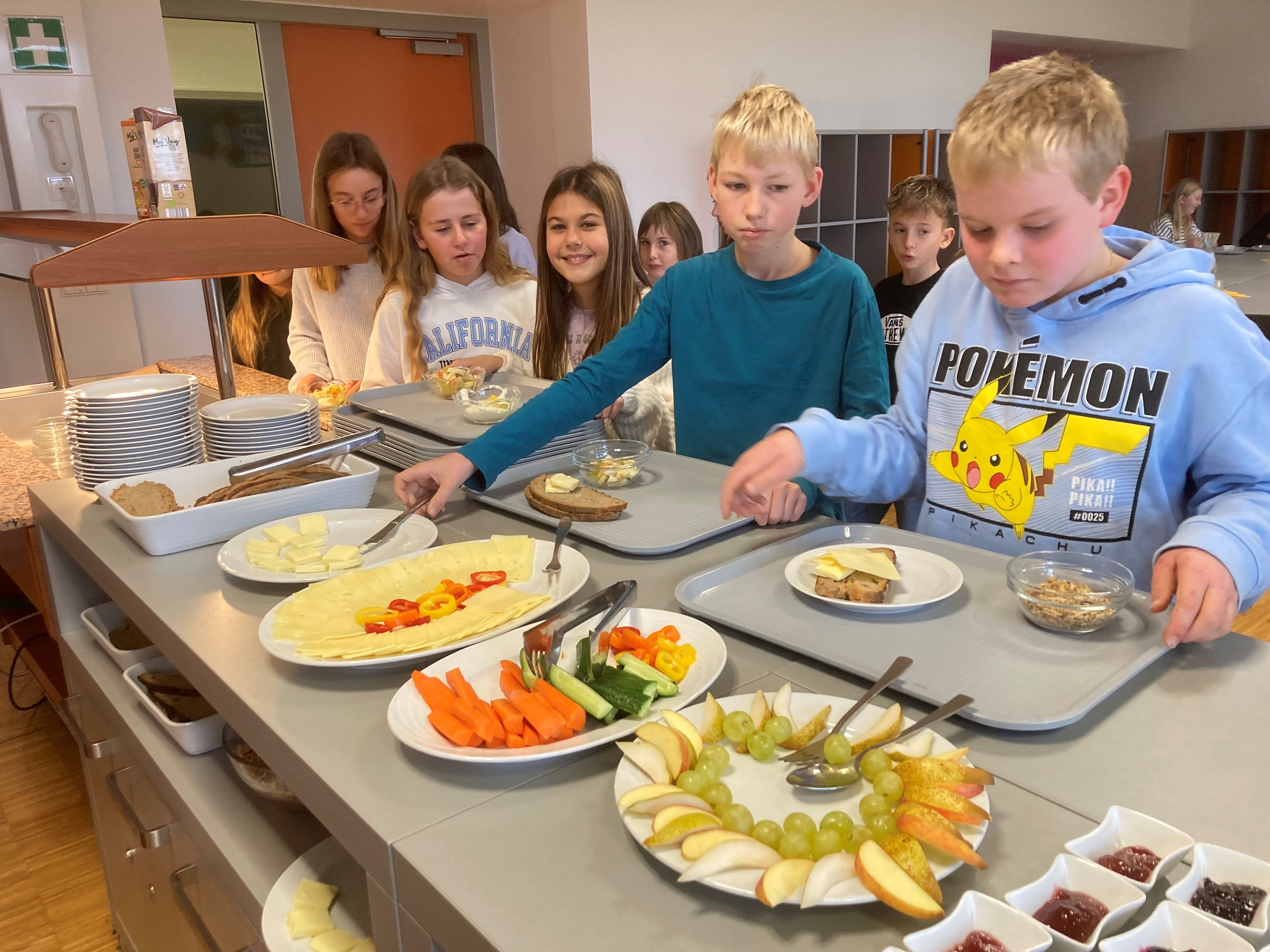 Gesundes Frühstück vom Schülercafé | Realschule Schoellnach